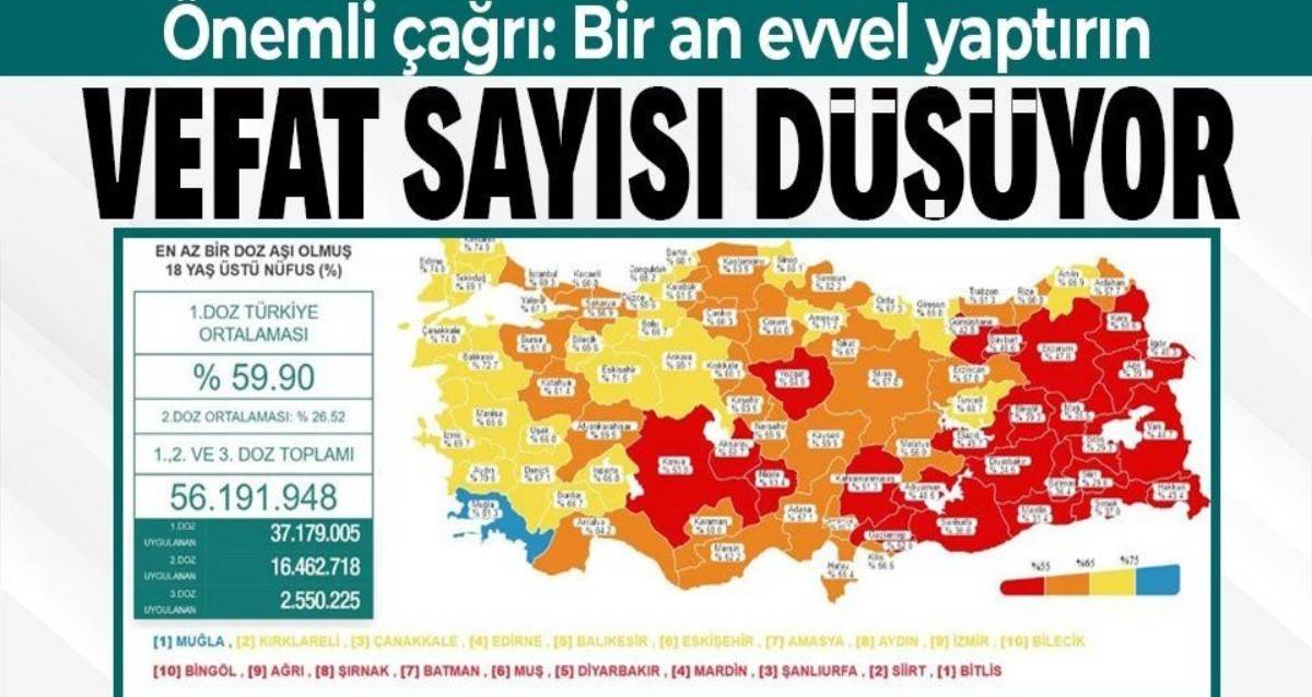 Son dakika haberi: Sağlık Bakanlığı 8 Temmuz 2021 koronavirüs vaka ve ... Son dakika haberi: Sağlık Bakanlığı 8 Temmuz 2021 koronavirüs vaka ve ...