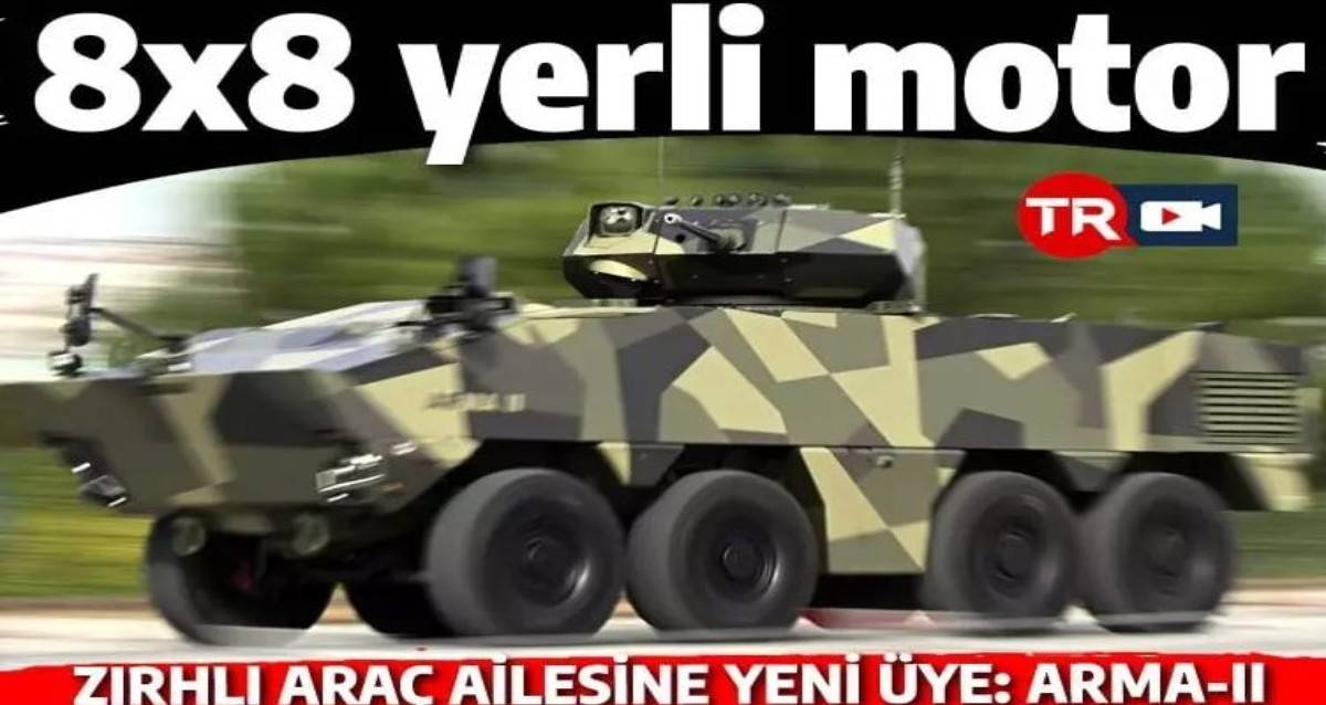 Ecotorq motorlu 8X8 ARMA-II ilk kez görüntülendi: Otokar zırhlısı göreve hazır!